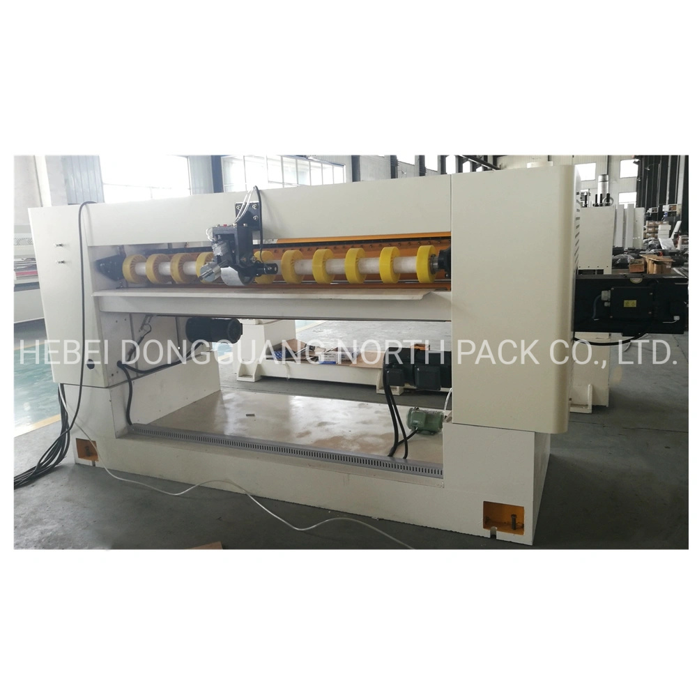 Corrugated Cardboard Production line Helical Knives NC Cutter Off Machine
