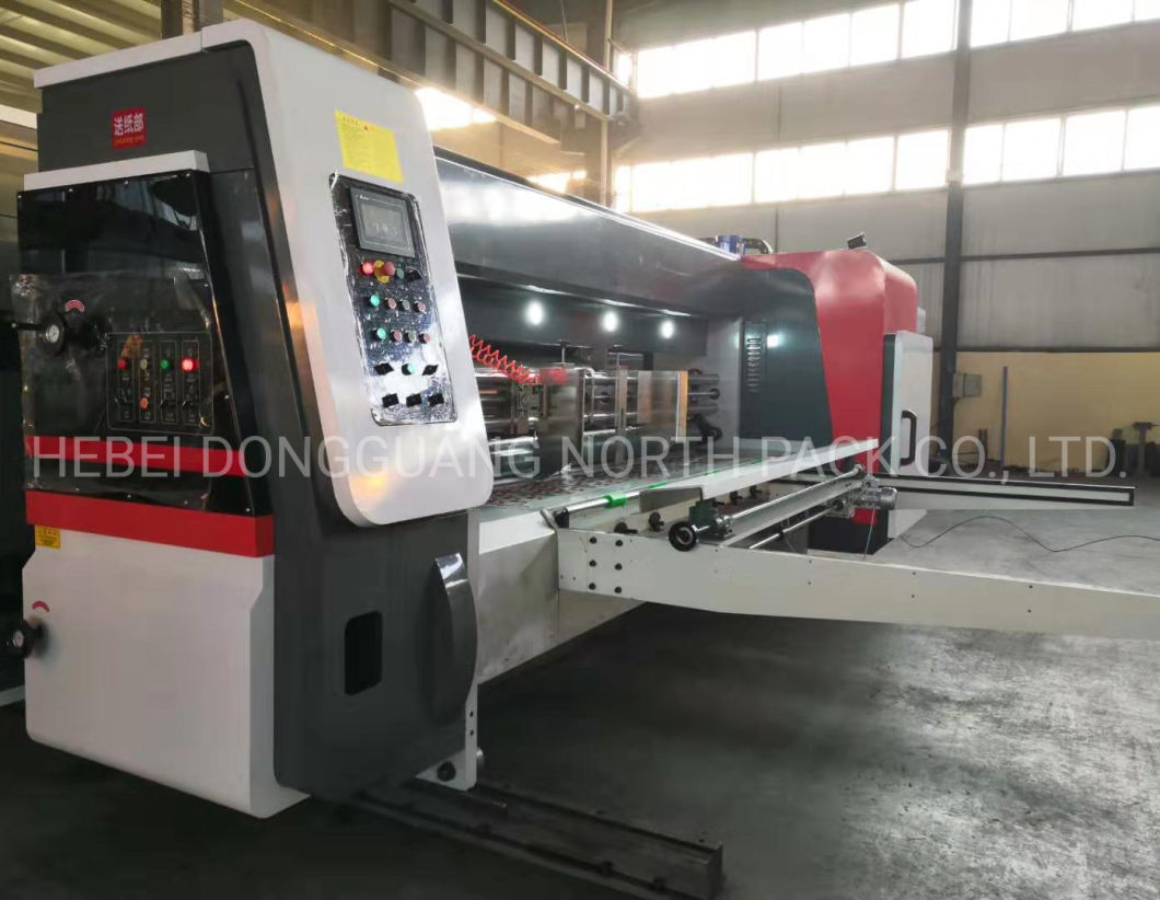 High speed computer water ink flexo printing slotting carton box making ...